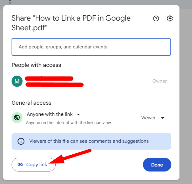 How to Link or Insert a PDF in Google Sheets - Supatool